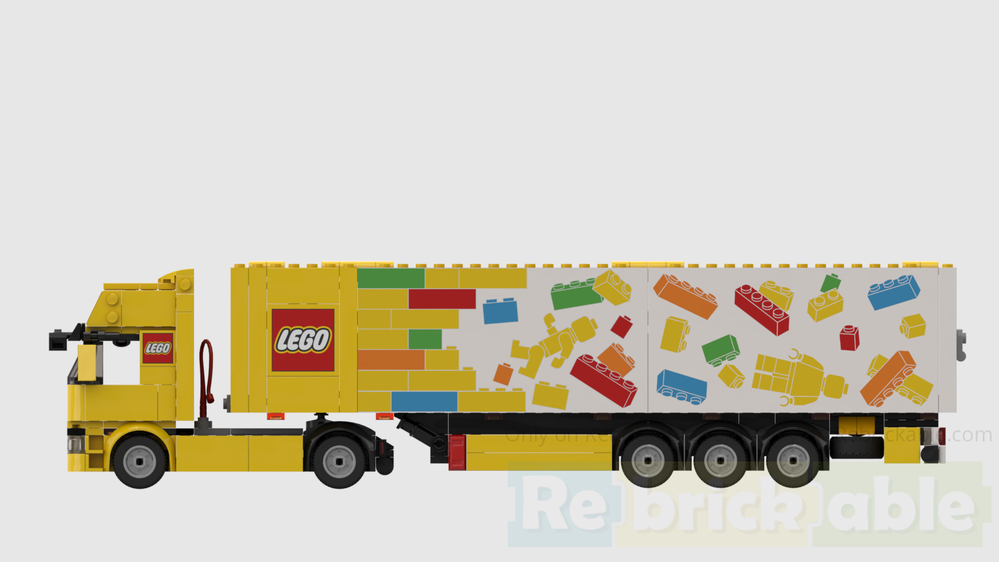 LEGO MOC-248242 Lego delivery truck by phigeon | Rebrickable - Build ...