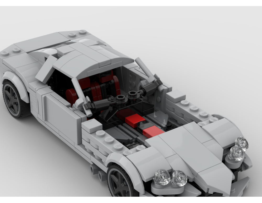 LEGO MOC Mercedes SLR MOC by ScarceXD | Rebrickable - Build with LEGO