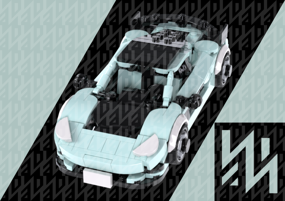 LEGO MOC Inspired by Rimac Nevera R by Noggatogga | Rebrickable - Build ...