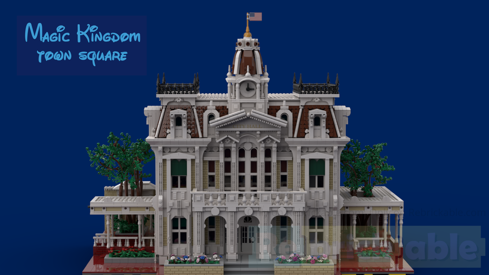 LEGO MOC-248285 Magic Kingdom City Hall by WDWBricks | Rebrickable ...
