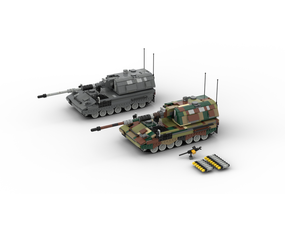 LEGO MOC Pzh-2000 Self-Propelled Howitzer | 1:33 Minifig Scale by ...