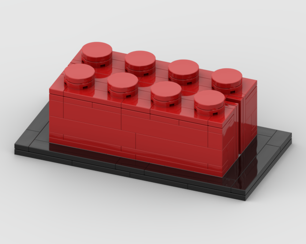LEGO MOC-248312 The 2x4 Anniversary Red Brick by Yinyin4305 ...