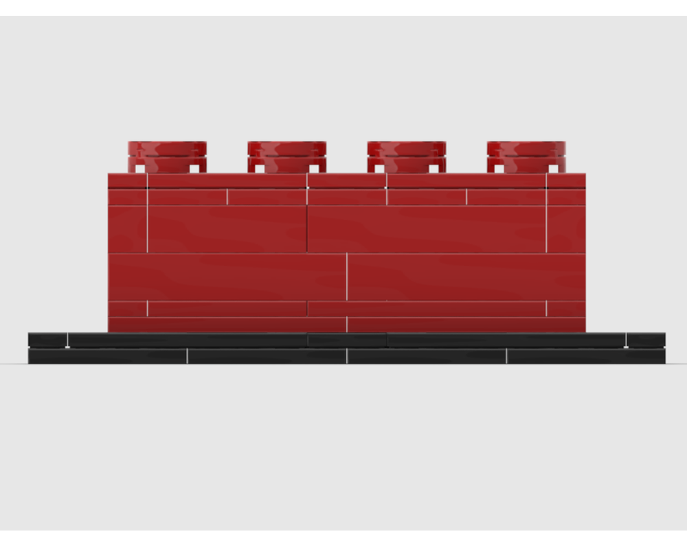 LEGO MOC-248312 The 2x4 Anniversary Red Brick by Yinyin4305 ...