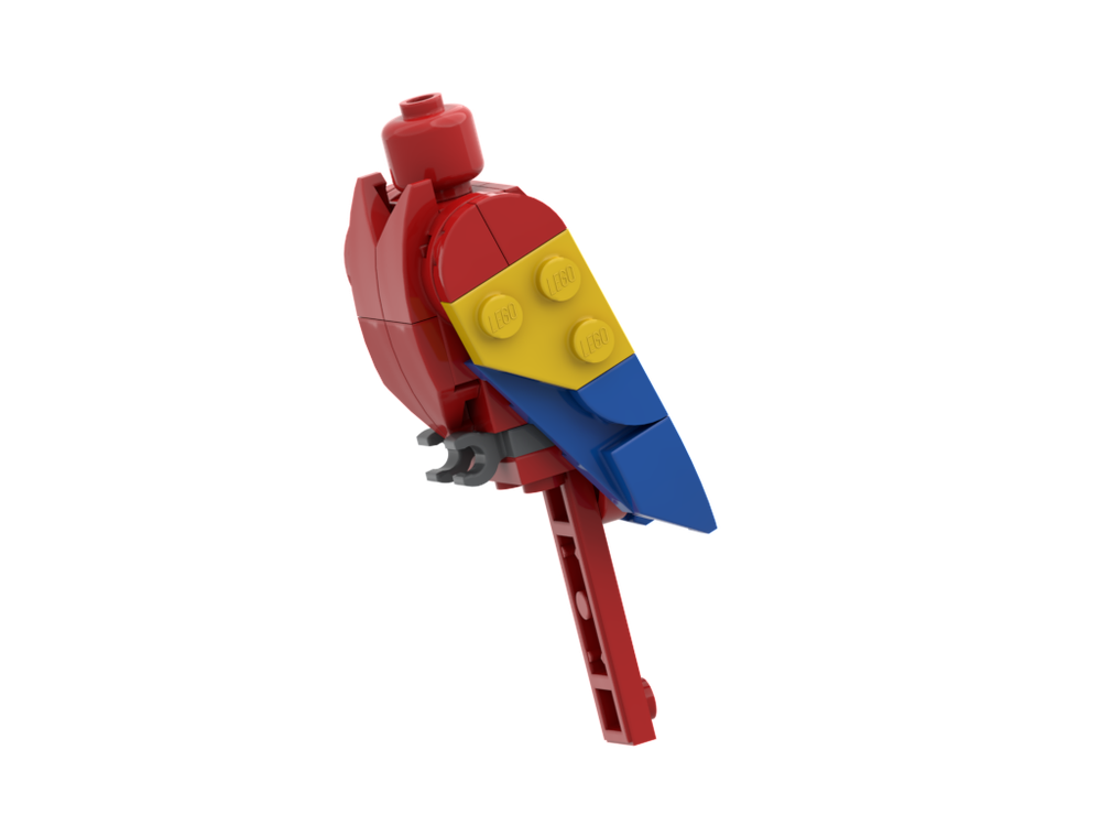 LEGO MOC Scarlet Macaw body by SKABRAM | Rebrickable - Build with LEGO