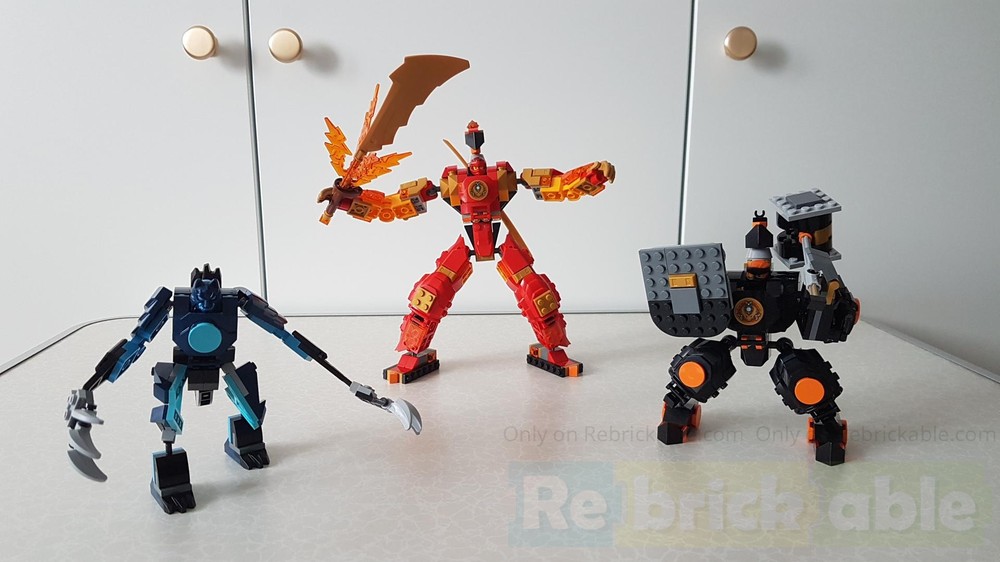 LEGO MOC-248328 Lava mech, dwarf mech and wolf mech by Somehow Bricks ...