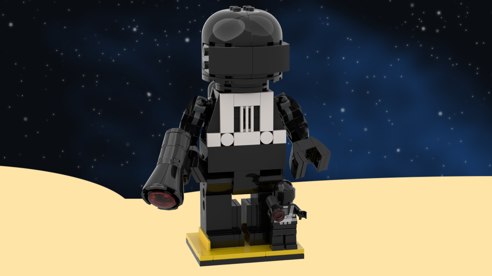 LEGO MOC Blacktron Reimagined: Upscaled Medium-Sized Figure (Brick ...