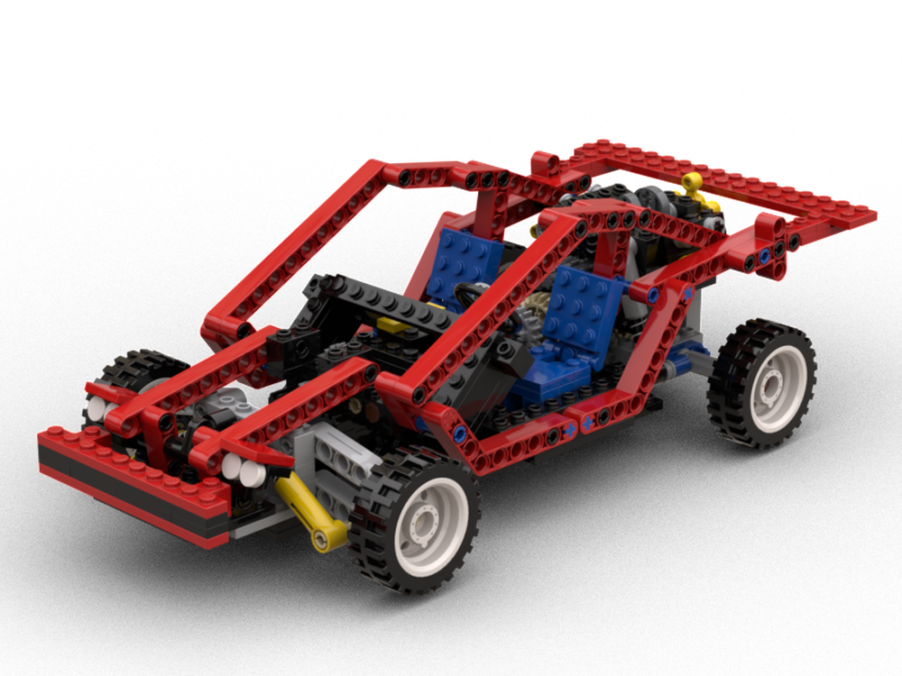 LEGO MOC Mini 8865: Test Car by CunningFox Designs | Rebrickable ...