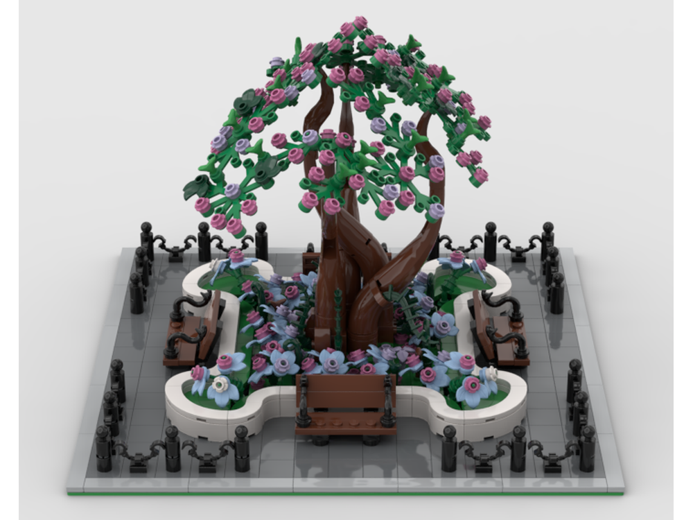 LEGO MOC Modular Park by bergebricks | Rebrickable - Build with LEGO