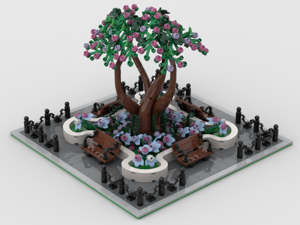 LEGO MOC Modular Park by bergebricks | Rebrickable - Build with LEGO