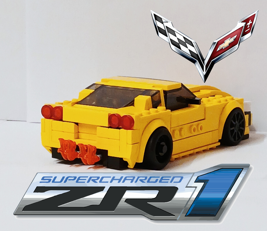 LEGO MOC-248391 Drag C6 Corvette ZR1 by The Brickerman | Rebrickable ...