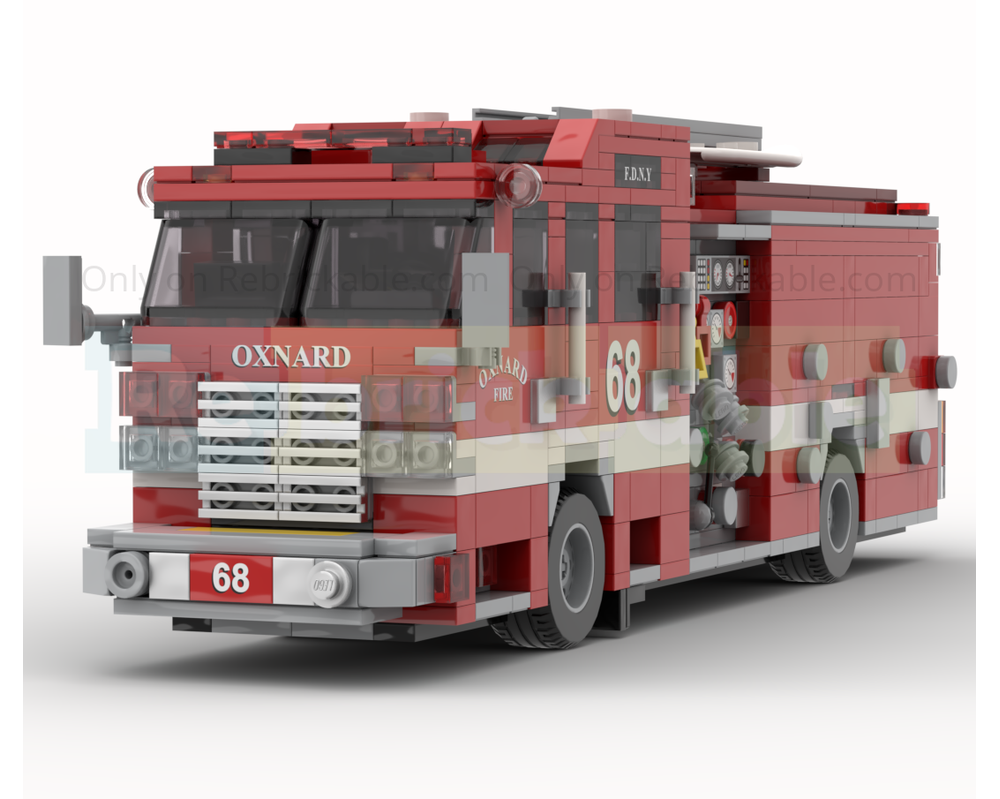LEGO MOC 2019 Pierce Arrow XT Fire Engine Oxnard FD by Astrid11 ...