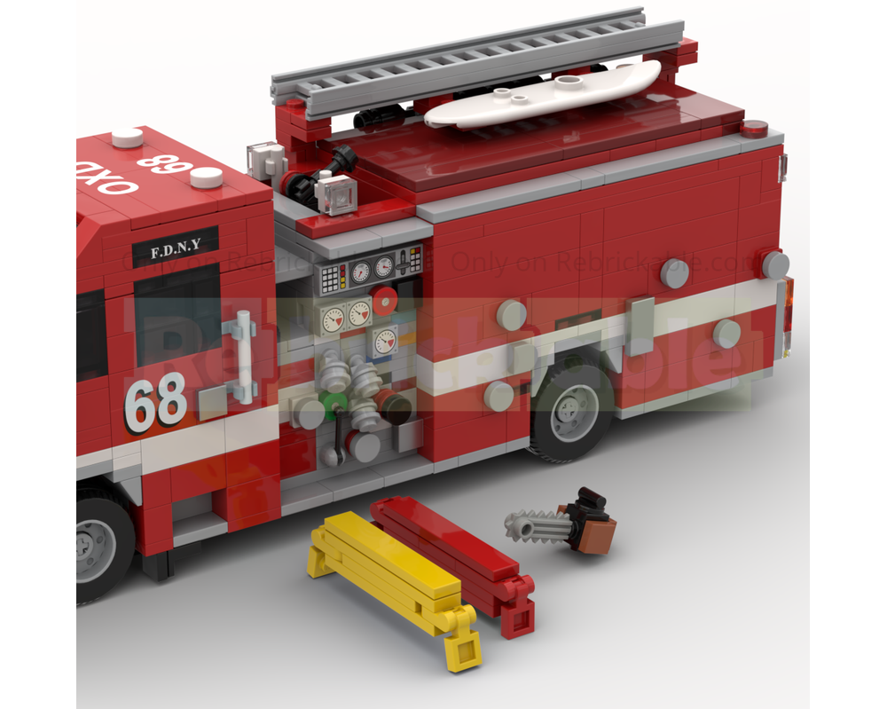 LEGO MOC 2019 Pierce Arrow XT Fire Engine Oxnard FD by Astrid11 ...