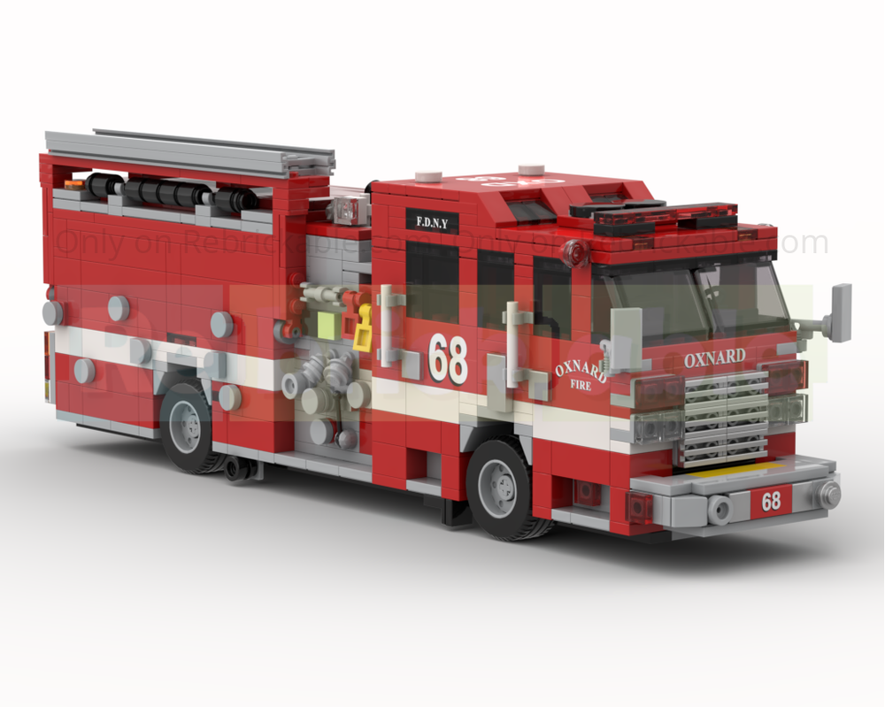 LEGO MOC 2019 Pierce Arrow XT Fire Engine Oxnard FD by Astrid11 ...