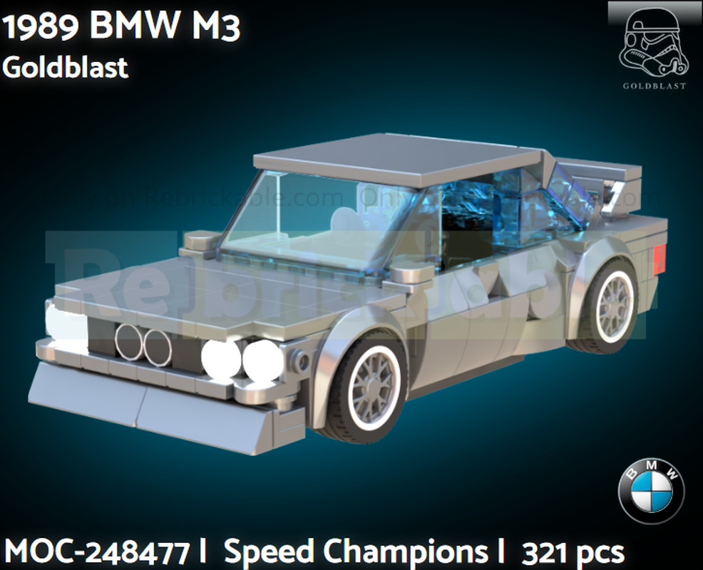 LEGO MOC 1989 BMW M3 by Goldblast | Rebrickable - Build with LEGO