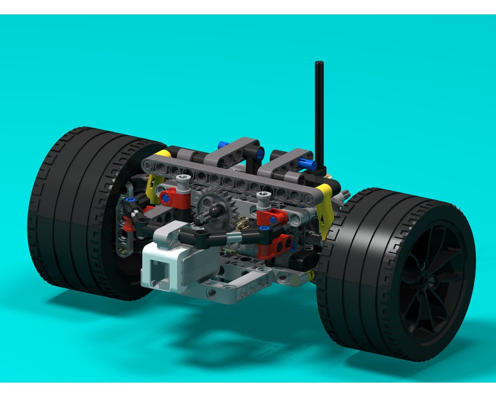 LEGO MOC Lego Mindstorms forward suspension with speedometer by Artem ...