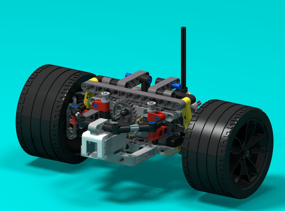LEGO MOC Lego Mindstorms forward suspension with speedometer by Artem ...