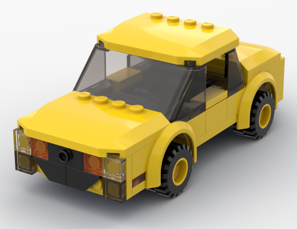 LEGO MOC Yellow car by ObirMUZO | Rebrickable - Build with LEGO