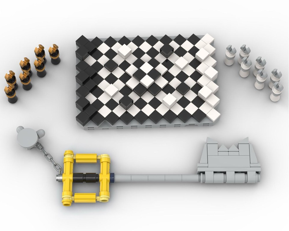LEGO MOC-248592 Kingdom Hearts Chess and Keyblade by SevenDeadlyBricks ...