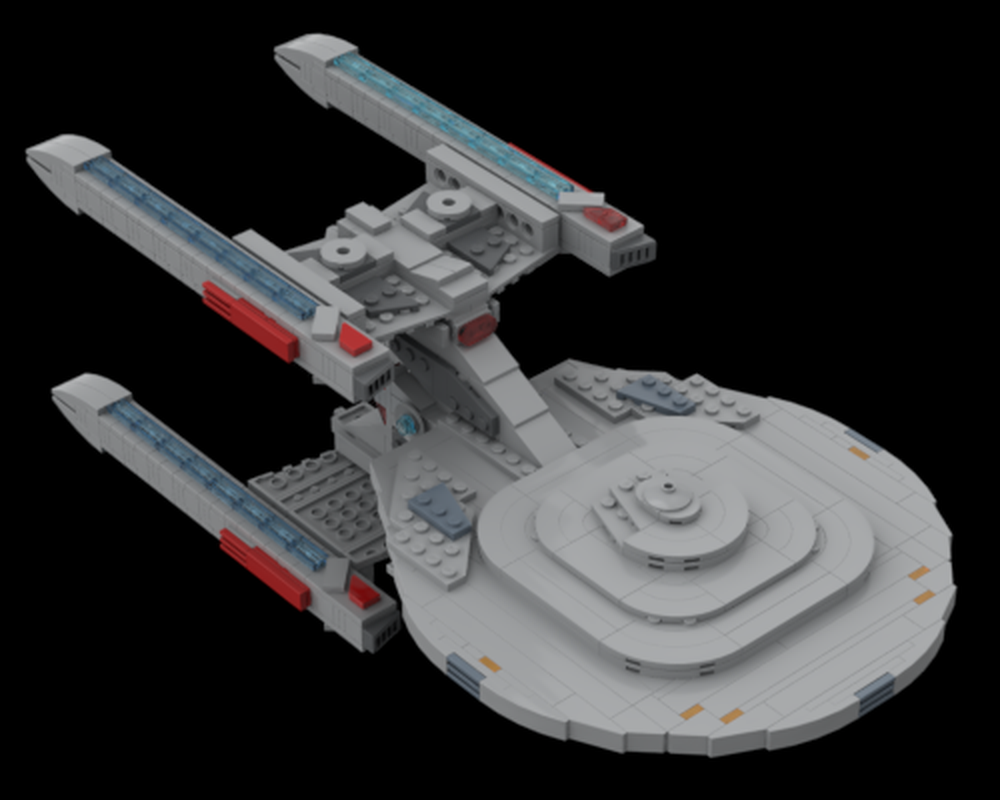 LEGO MOC Constellation Class Starship by Merennulli | Rebrickable ...