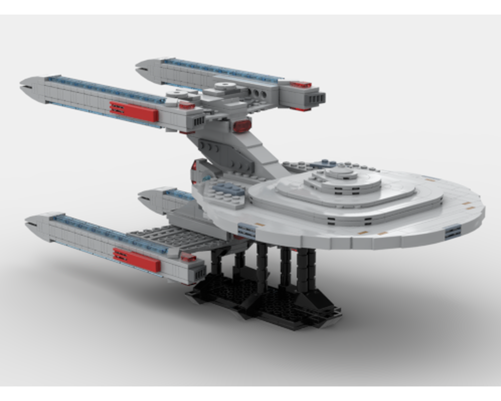 LEGO MOC Constellation Class Starship by Merennulli | Rebrickable ...