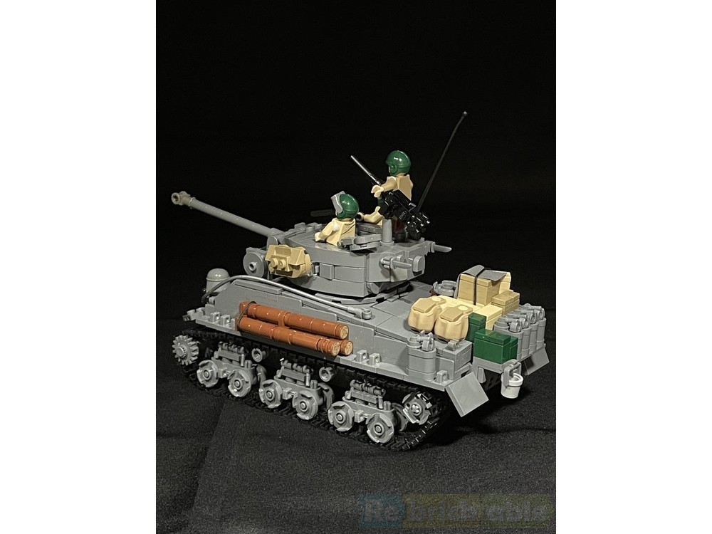 LEGO MOC-248644 M4A3E8 Sherman "Fury" by lukemocs | Rebrickable - Build ...