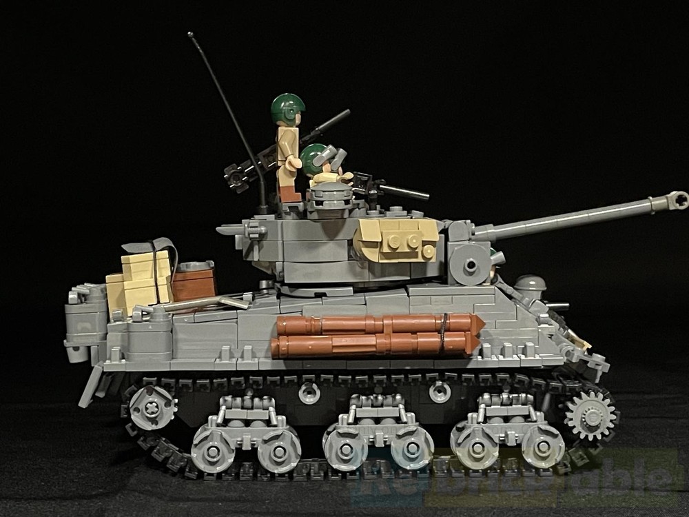 LEGO MOC-248644 M4A3E8 Sherman "Fury" by lukemocs | Rebrickable - Build ...