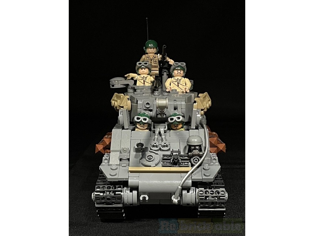 LEGO MOC-248644 M4A3E8 Sherman "Fury" by lukemocs | Rebrickable - Build ...