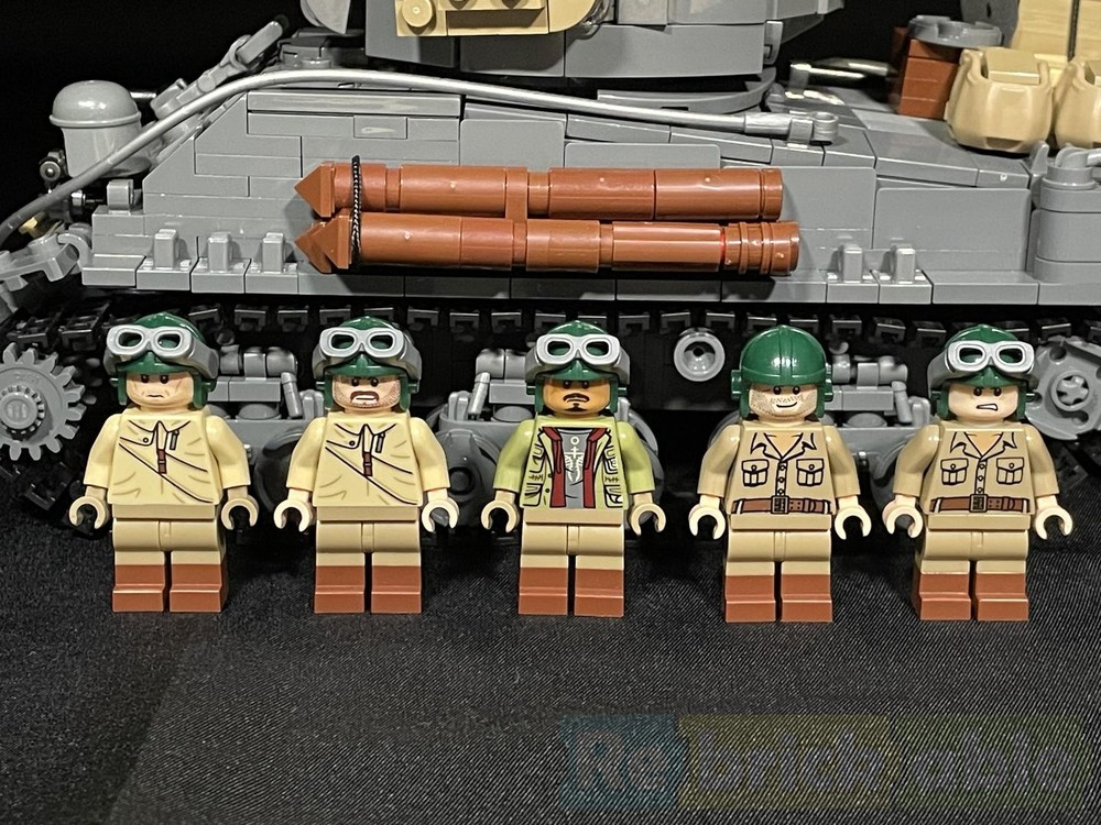 LEGO MOC-248644 M4A3E8 Sherman "Fury" by lukemocs | Rebrickable - Build ...