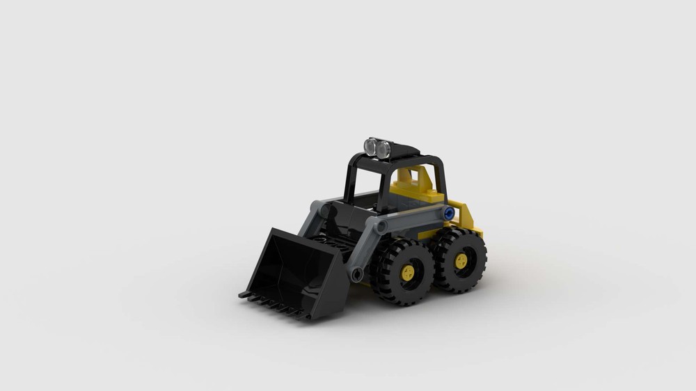 LEGO MOC Small wheel loader by Anton Kablash | Rebrickable - Build with LEGO