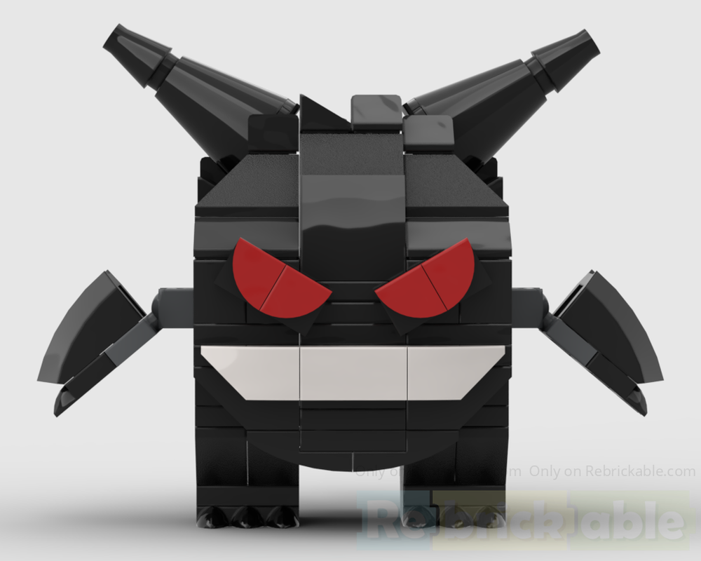 LEGO MOC Black Gengar by benny1228 | Rebrickable - Build with LEGO