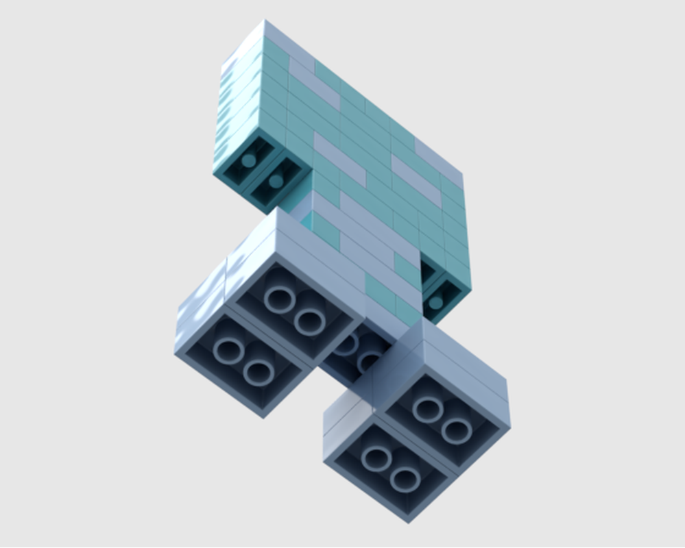 LEGO MOC Diamond Creeper by IzaugsmesSpots | Rebrickable - Build with LEGO