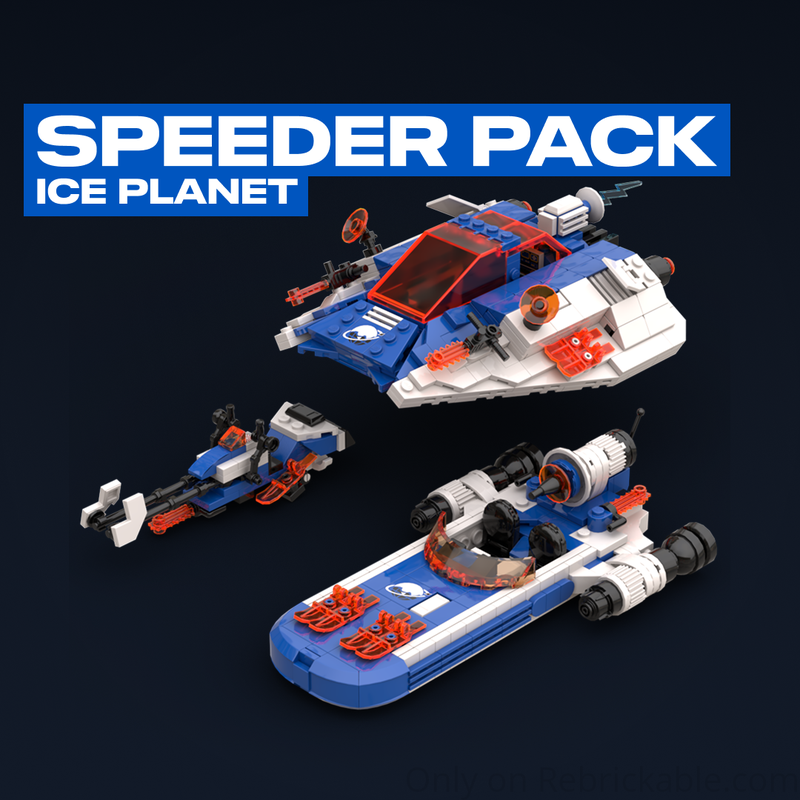 LEGO MOC-248683 Speeder Pack — Ice Planet by scruffybrickherder ...