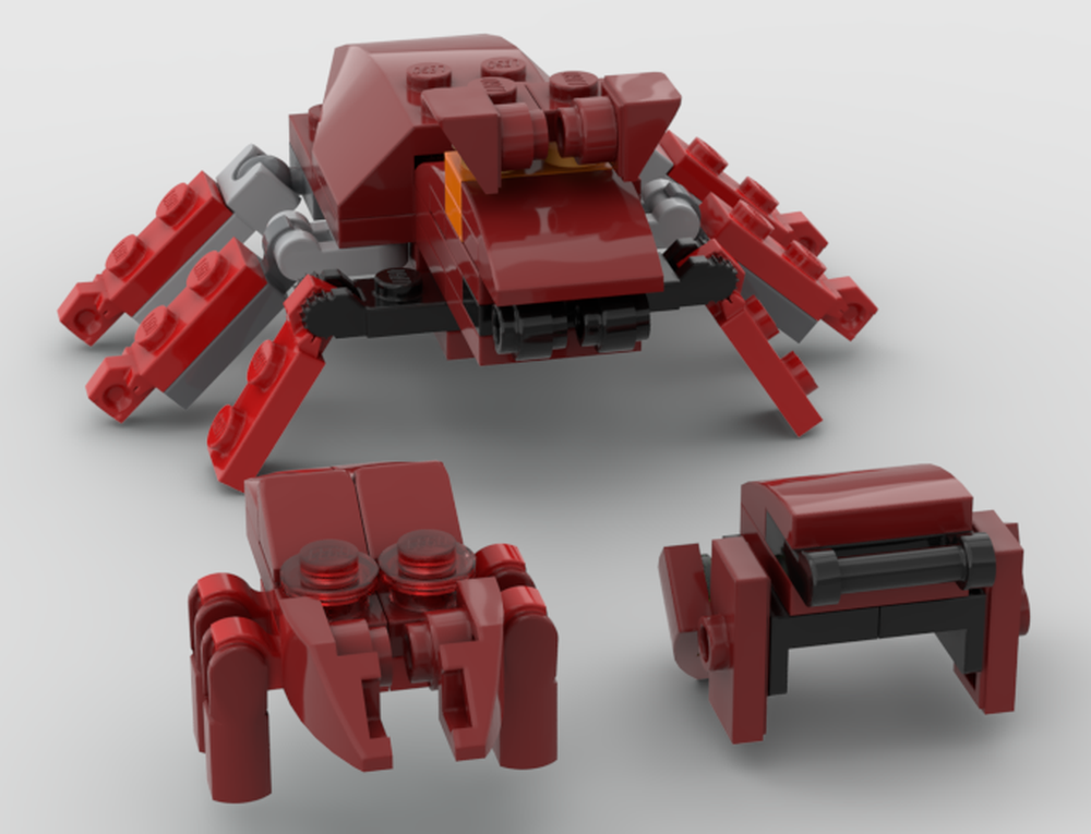 LEGO MOC (G) Red ant worker, soldier, and queen by Aphid116 ...