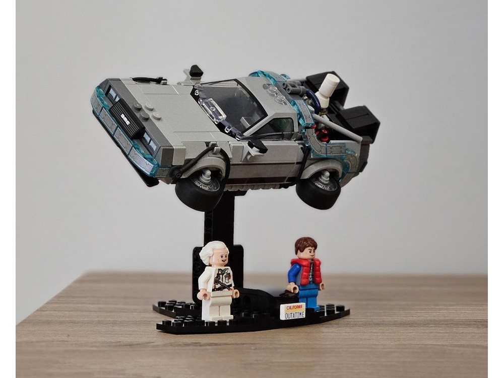 LEGO MOC-248724 77256 Stand for Time Machine from Back to the Future by ...
