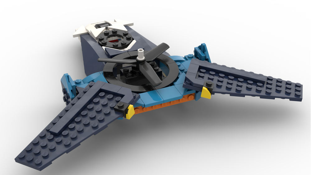 LEGO MOC Fanstar-M Grand Touring VTOL by jd_anoved | Rebrickable ...