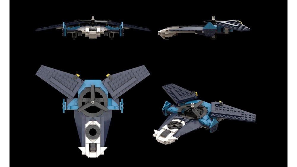 LEGO MOC Fanstar-M Grand Touring VTOL by jd_anoved | Rebrickable ...