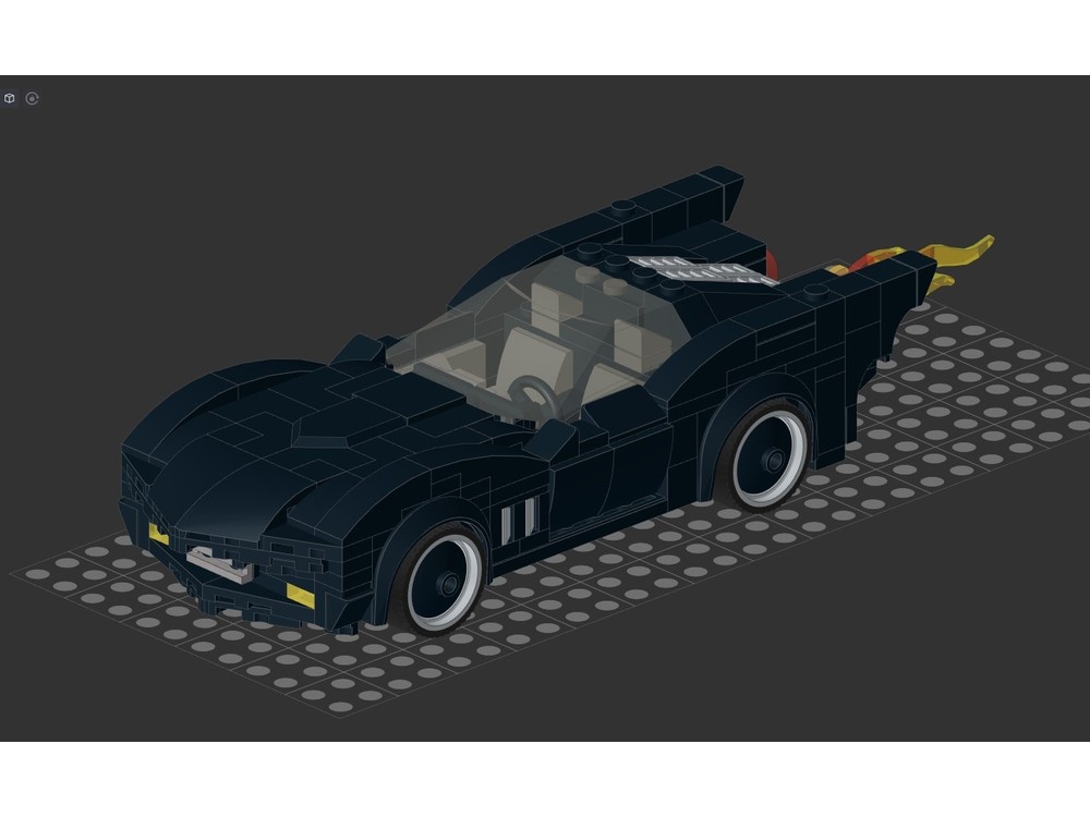 LEGO MOC Batmobile - Stingray by lonewolve87 | Rebrickable - Build with ...