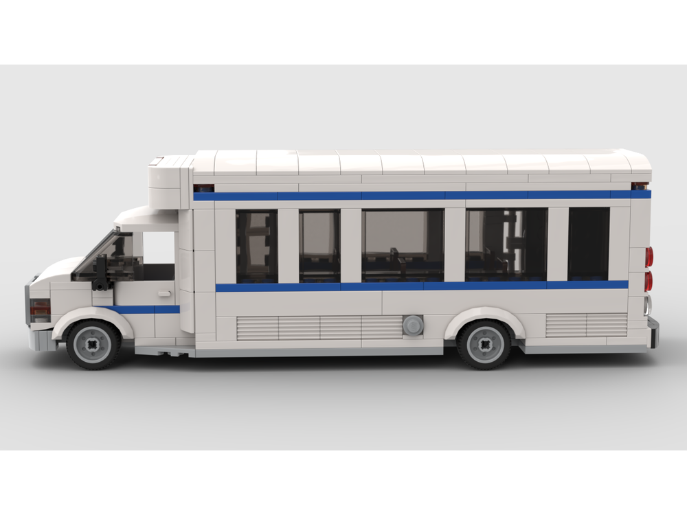 LEGO MOC Transit Bus by JIDBrickCreations | Rebrickable - Build with LEGO