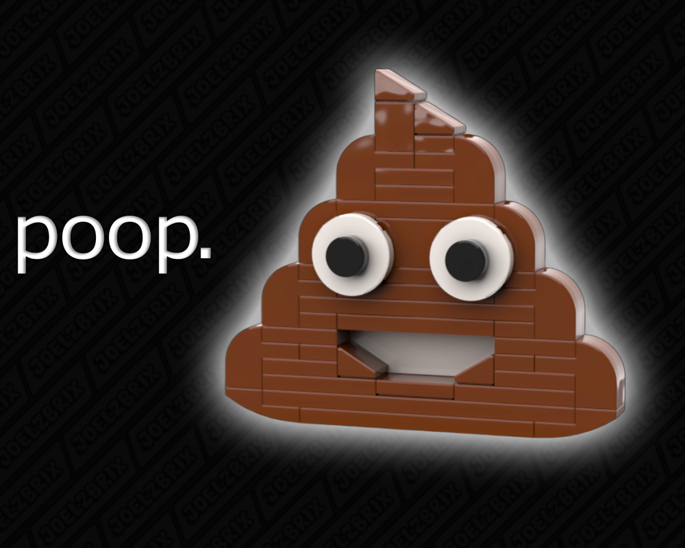 LEGO MOC Poop Emoji by Joelzbrix | Rebrickable - Build with LEGO
