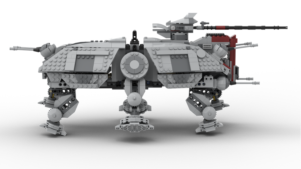 LEGO MOC-248842 AT-TE: Extended Chassis & Rear Elevator by sarpwarband ...