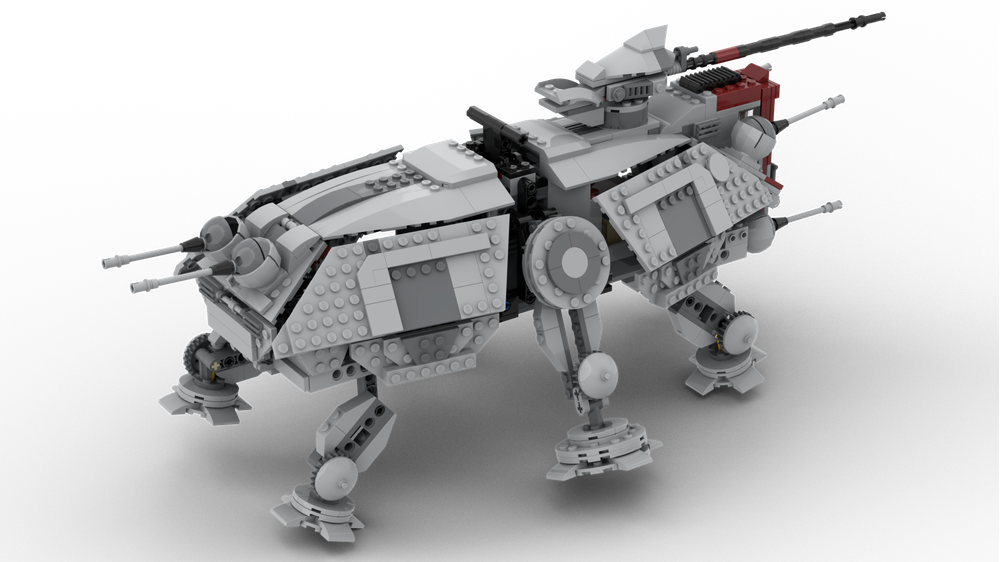LEGO MOC-248842 AT-TE: Extended Chassis & Rear Elevator by sarpwarband ...