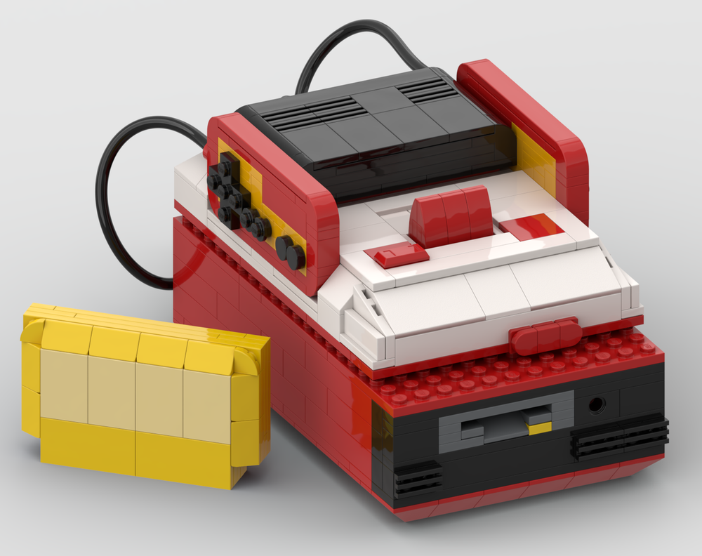 LEGO MOC Famicom Disc System by billynoneck | Rebrickable - Build with LEGO