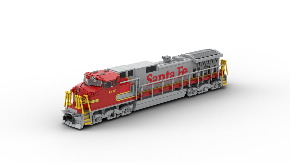 LEGO MOC-248882 ATSF / FakeBonnet C44-9W by Yellow.LXF | Rebrickable ...