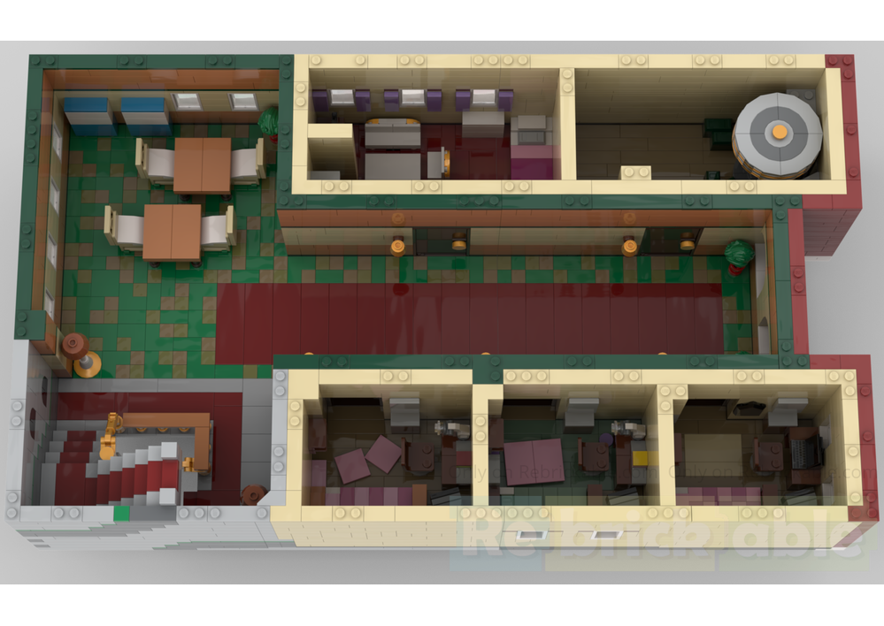LEGO MOC Iwatodai Dorm Modular Part 3 (Second floor) - Persona 3 Reload ...