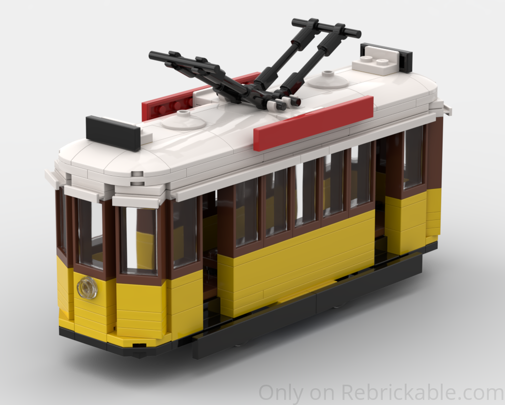 LEGO MOC Old lego tram by GBBRICK | Rebrickable - Build with LEGO