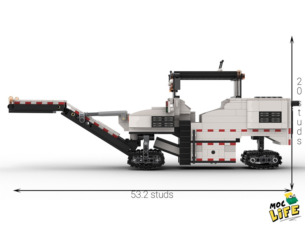 LEGO MOC Cold milling machine by MocLife | Rebrickable - Build with LEGO