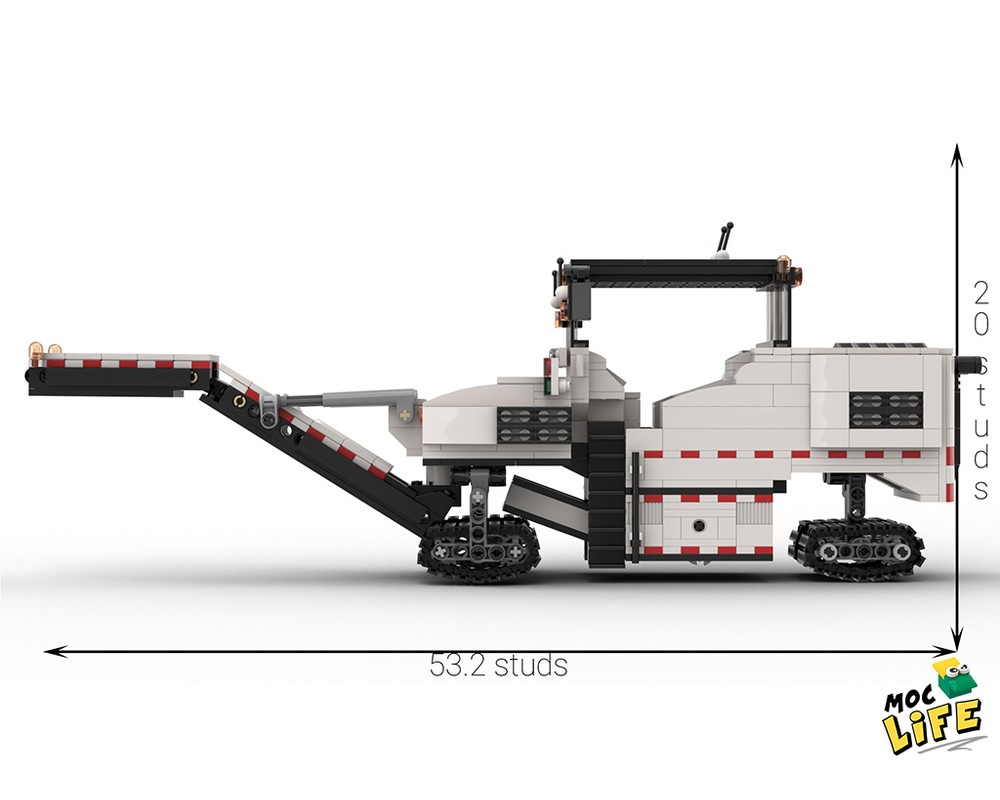 LEGO MOC Cold milling machine by MocLife | Rebrickable - Build with LEGO
