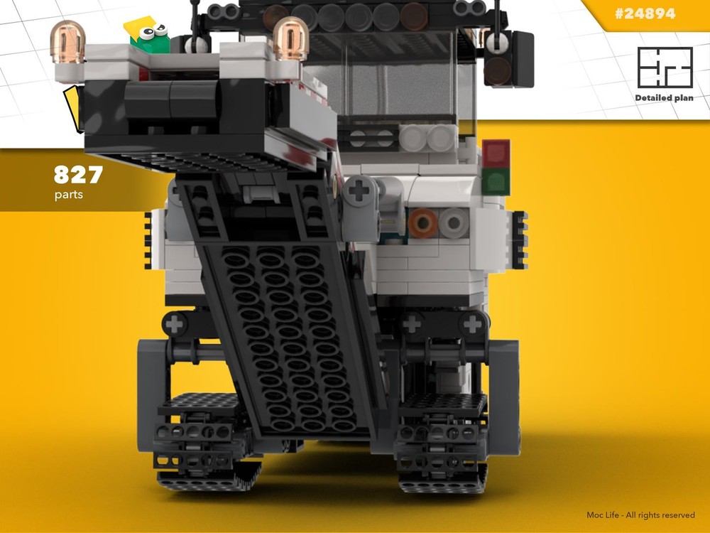 LEGO MOC Cold milling machine by MocLife | Rebrickable - Build with LEGO