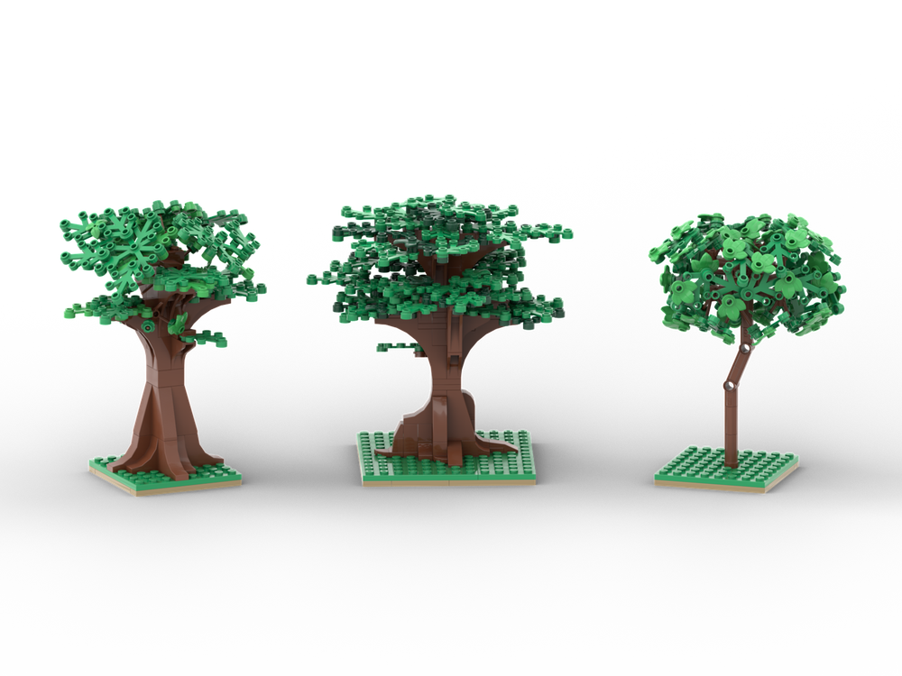 LEGO MOC-248940 Some Trees by longjuansilver | Rebrickable - Build with ...