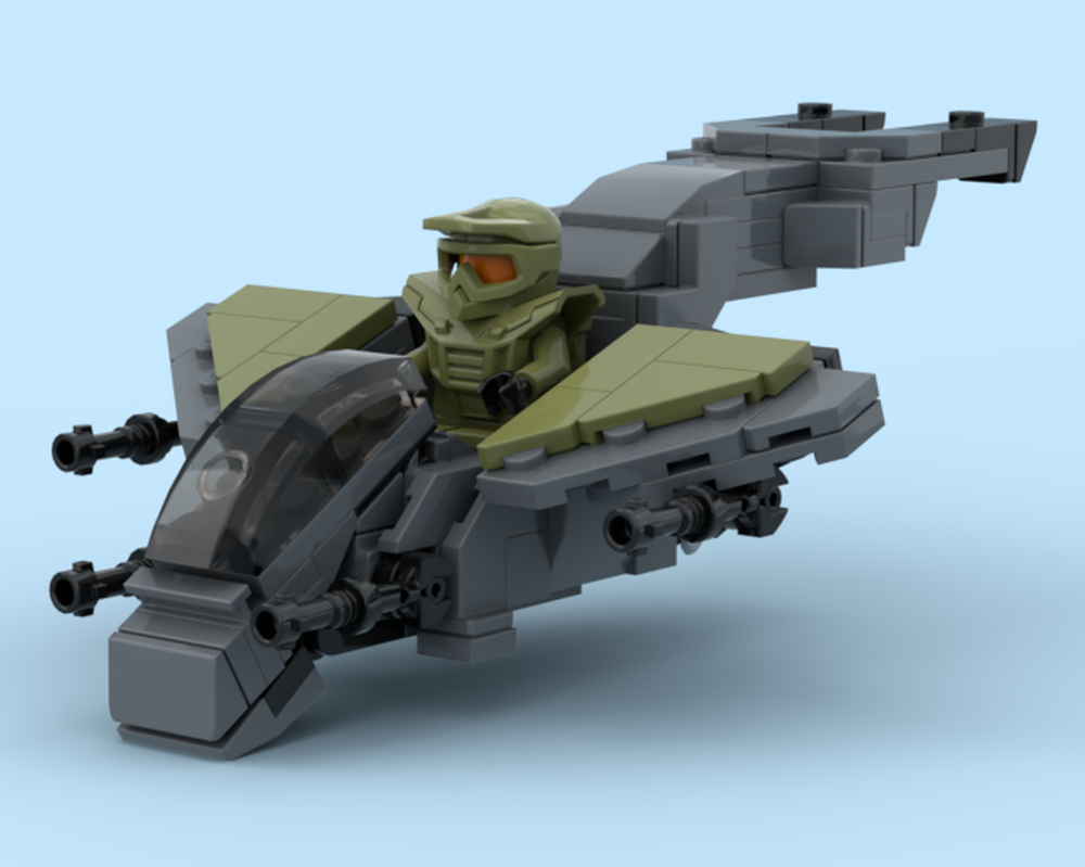 LEGO MOC-248950 Halo Pelican Microfighter by Sonic_screen | Rebrickable ...